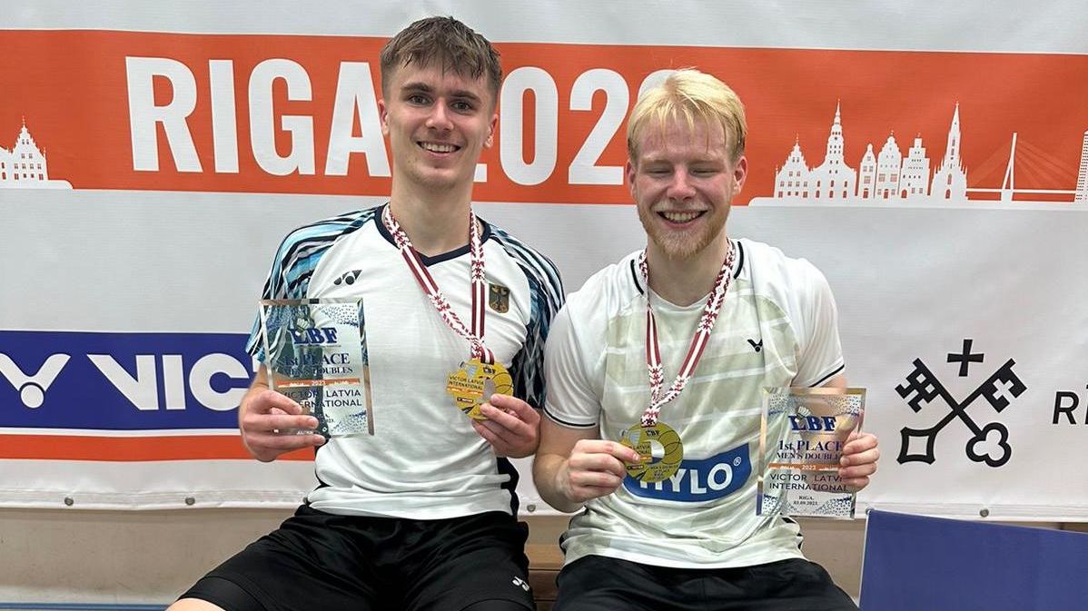 Turniersieg für Datko/Schlevoigt in Riga | Deutscher Badminton Verband